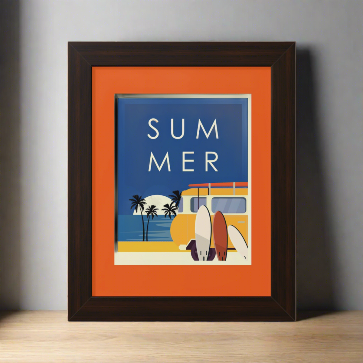 SUMMER VIBE - Framed Art – Resin Vibe